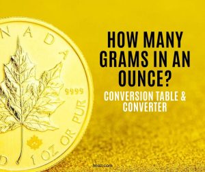 How Many Grams In An Ounce? {Conversion Table & Converter}